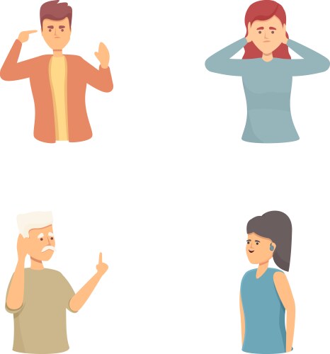 Hearing Loss Cartoon Vector Images (over 390)