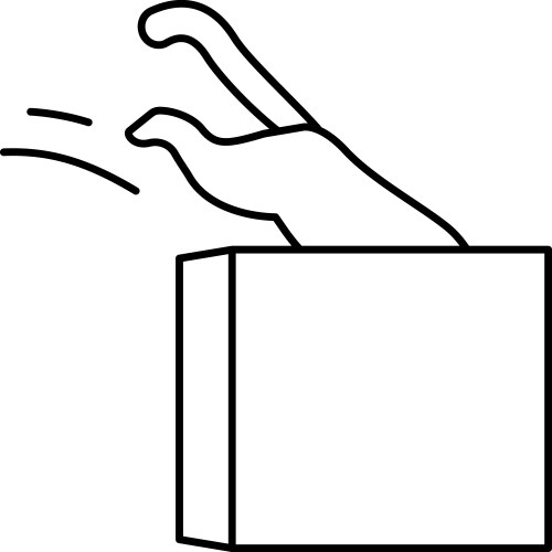 Against preposition english color icon Royalty Free Vector