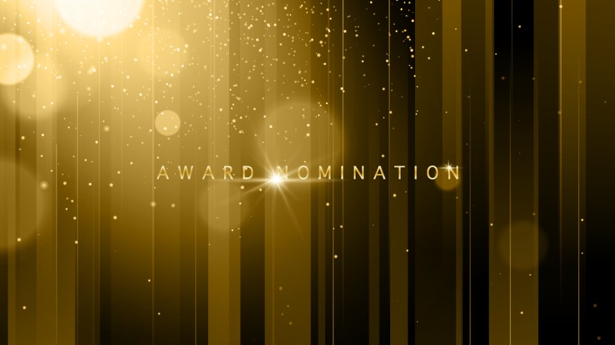 Award nomination ceremony luxury background Vector Image