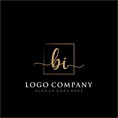 Letter Bi Logo Vector Images (over 2,000)