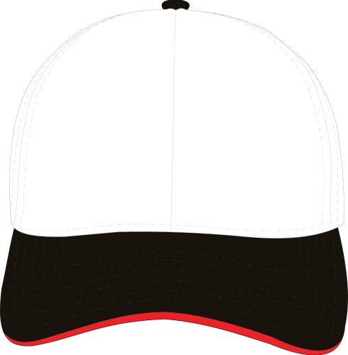 Running cap mock ups templates Royalty Free Vector Image