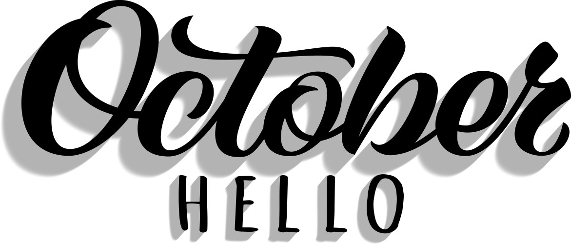 Hello October Vector Images (over 7,100)