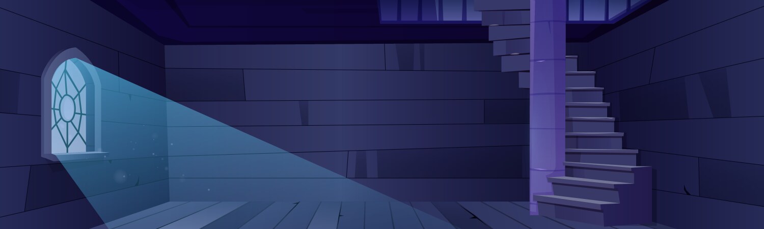 Medieval torture cell cartoon Royalty Free Vector Image