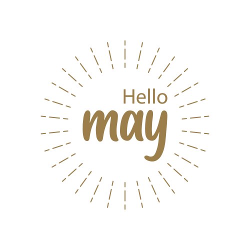 Month May Calligraphy Vector Images (over 590)