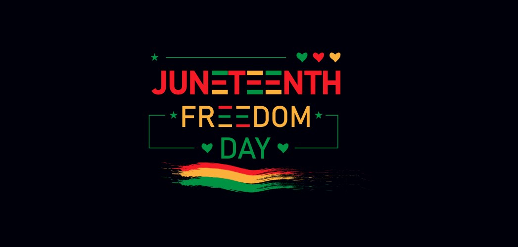 Capturing the spirit of juneteenth through art Vector Image