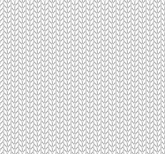 Knitting pattern texture seamless Royalty Free Vector Image