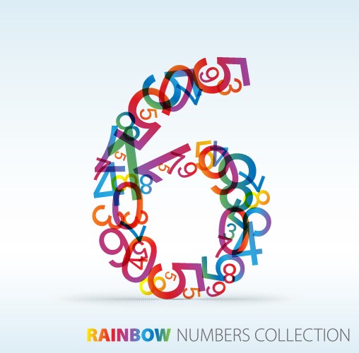 Math multiplication number eight Royalty Free Vector Image