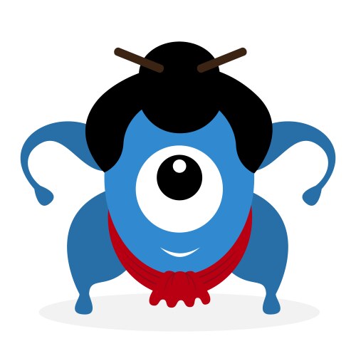 Cyclops emoticon Royalty Free Vector Image - VectorStock