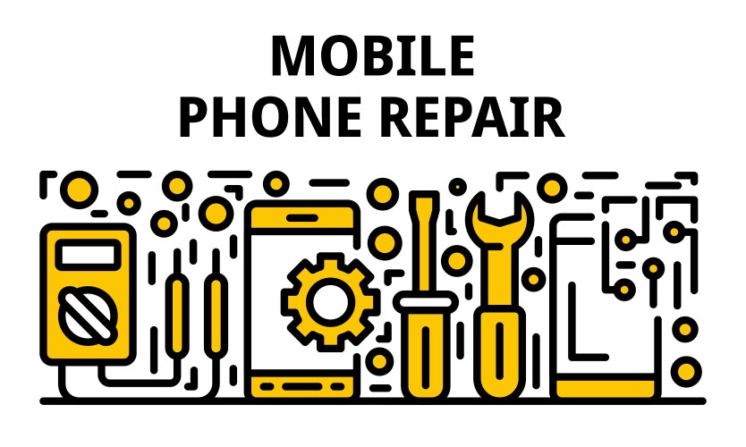 Electronics repair banner Vector Images & Graphics for Commercial Use ...