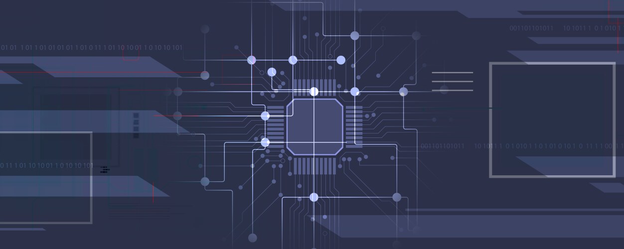 Abstract technology background for science Vector Image
