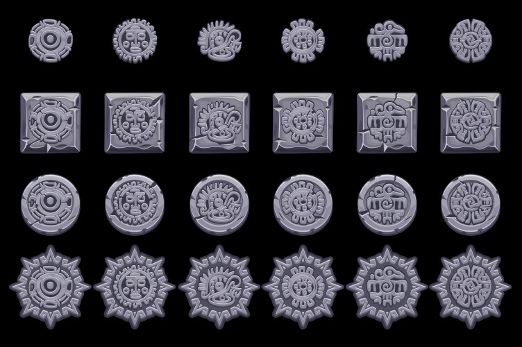 Maya Coin Vector Images (over 110)
