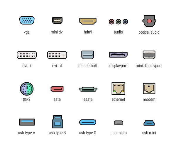 Hdmi Port Symbol Vector Images (over 670)