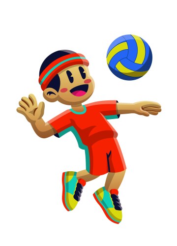 Volleyball Cartoon Vector Images (over 7,200)