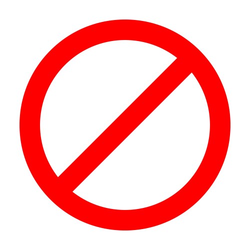 Not Allowed Symbols Vector Images (over 16,000)