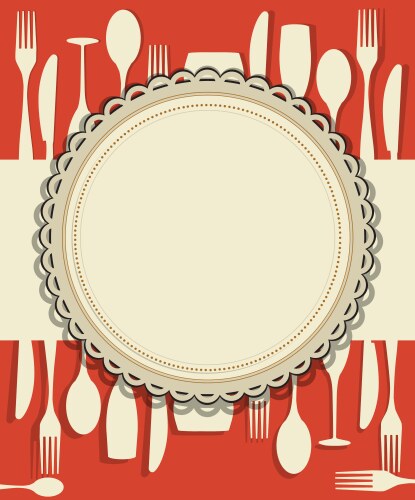 Restaurant menu background Royalty Free Vector Image