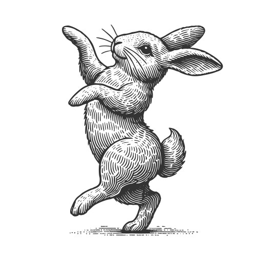Dancing Bunny Vector Images (over 1,100)