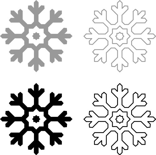 Swastika fylfot icon black color flat style Vector Image