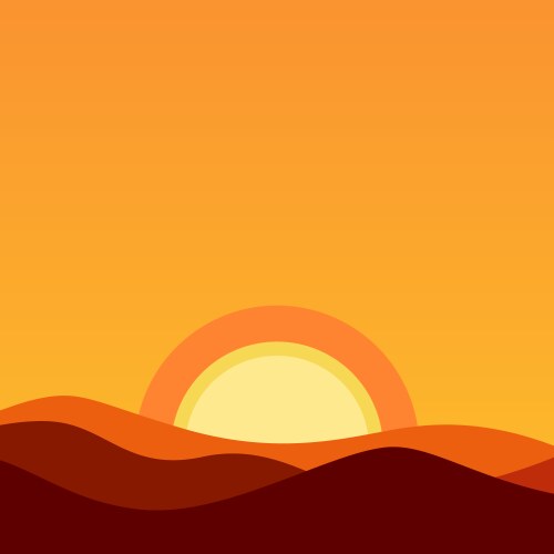 Sunset Cartoon Vector Images (over 34,000)