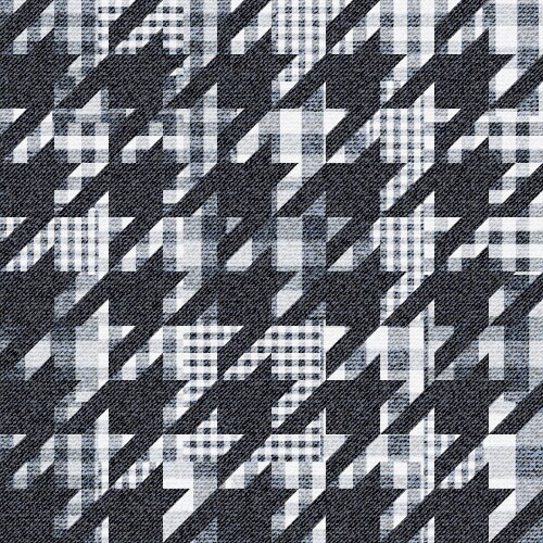 Houndstooth Patchwork Pattern Royalty Free Vector Image