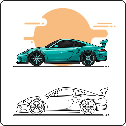 Cartoon Car Side View Vector Images (over 4,600)