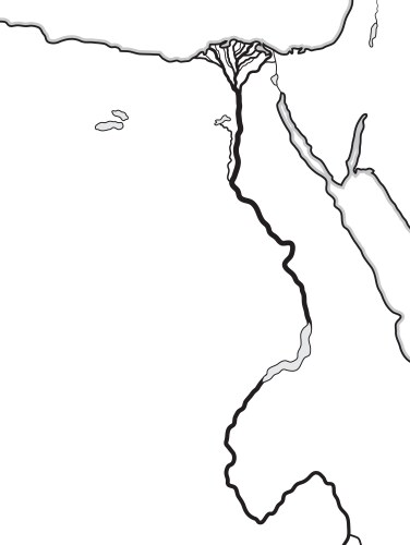 Nile Egypt Map Vector Images (over 210)