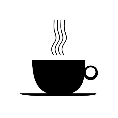 Coffee cafe logo coffee cup Royalty Free Vector Image