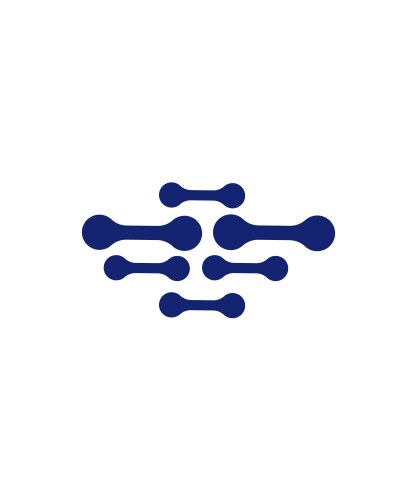Blue dot logo Vector Images & Graphics for Commercial Use | VectorStock