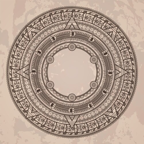 Aztec Circle Vector Images (over 11,000)