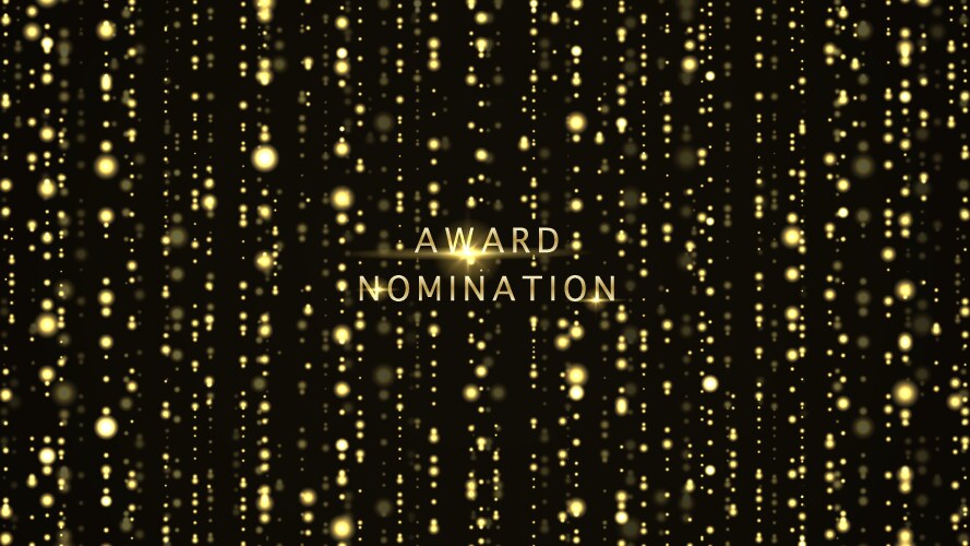 Award nomination ceremony luxury background Vector Image