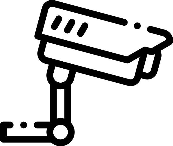 Controller icon thin linear style design isolated Vector Image