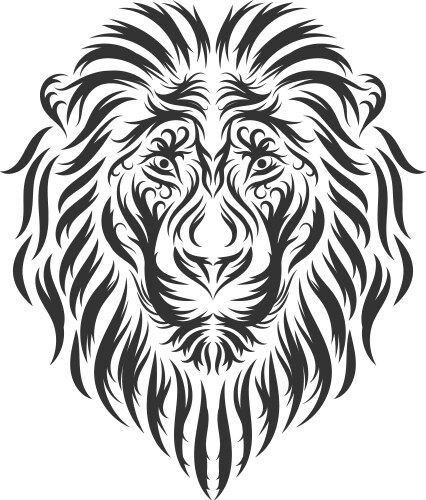Gothic lion Royalty Free Vector Image - VectorStock