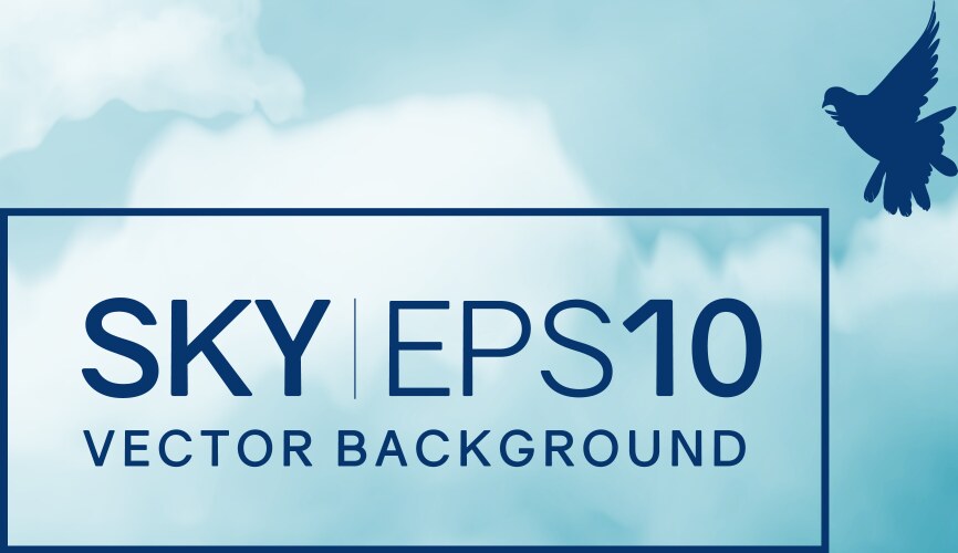 Watercolor set of nursery sky Royalty Free Vector Image