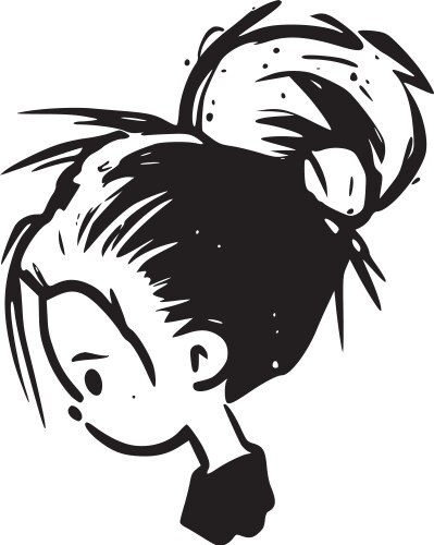 Messy Bun Vector Images (over 450)