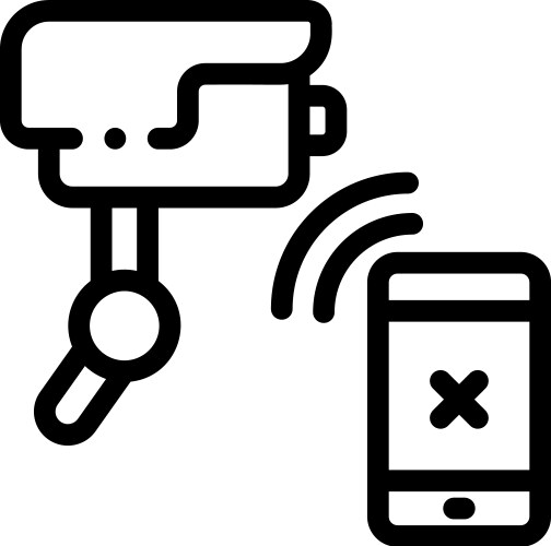 Controller icon thin linear style design isolated Vector Image