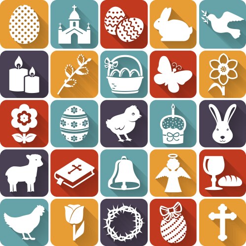 Easter Icons Religious Vector Images (over 21,000)