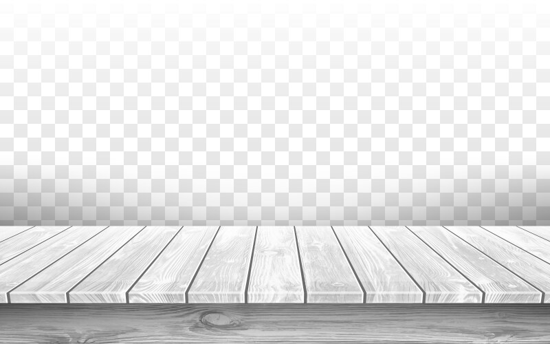 Wooden table foreground wood tabletop front view Vector Image