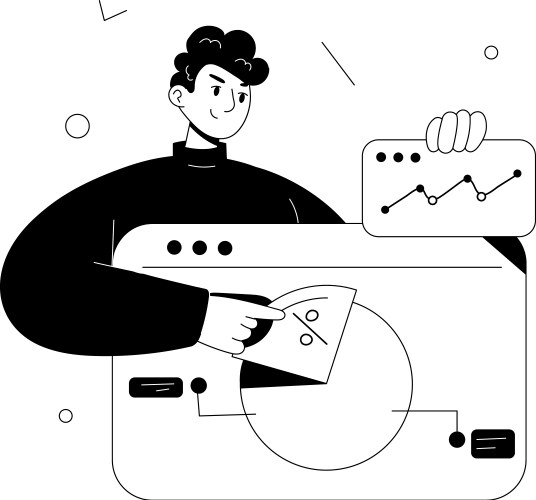 Business analyst Royalty Free Vector Image - VectorStock