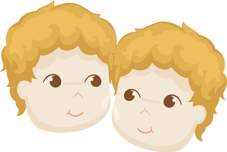 Zodiac signs - gemini Royalty Free Vector Image