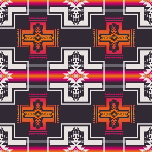 Native american indian geometric pattern Vector Image