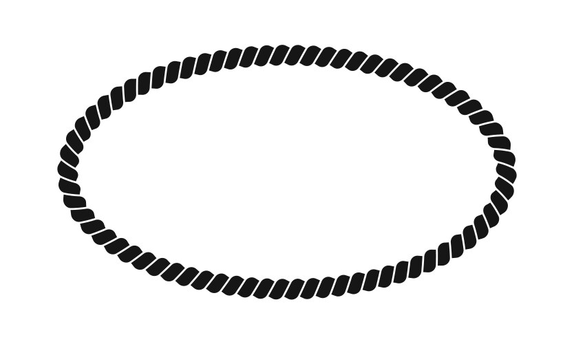 Oval Rope Frame Vector Images (over 240)