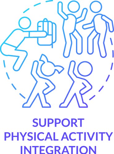 Physical therapy rehab procedures isolated set Vector Image