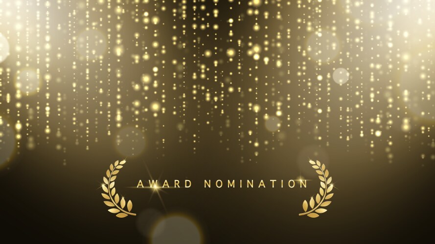 Award nomination ceremony luxury background Vector Image