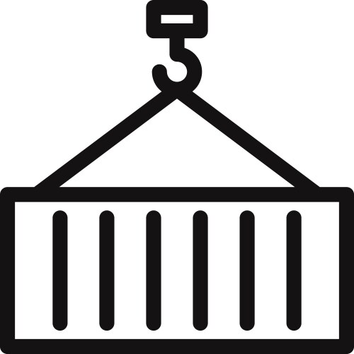 Weight ton icon Royalty Free Vector Image - VectorStock