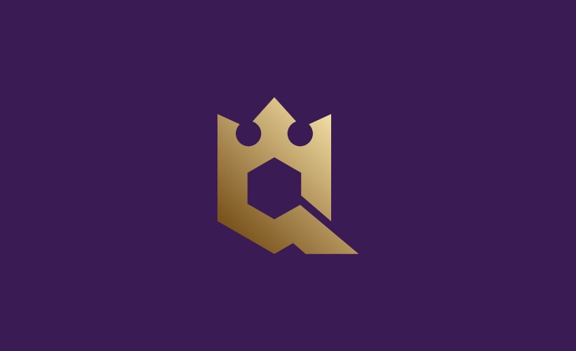 Crown logo with letter y elegant king royal – Royalty-Free Vector ...