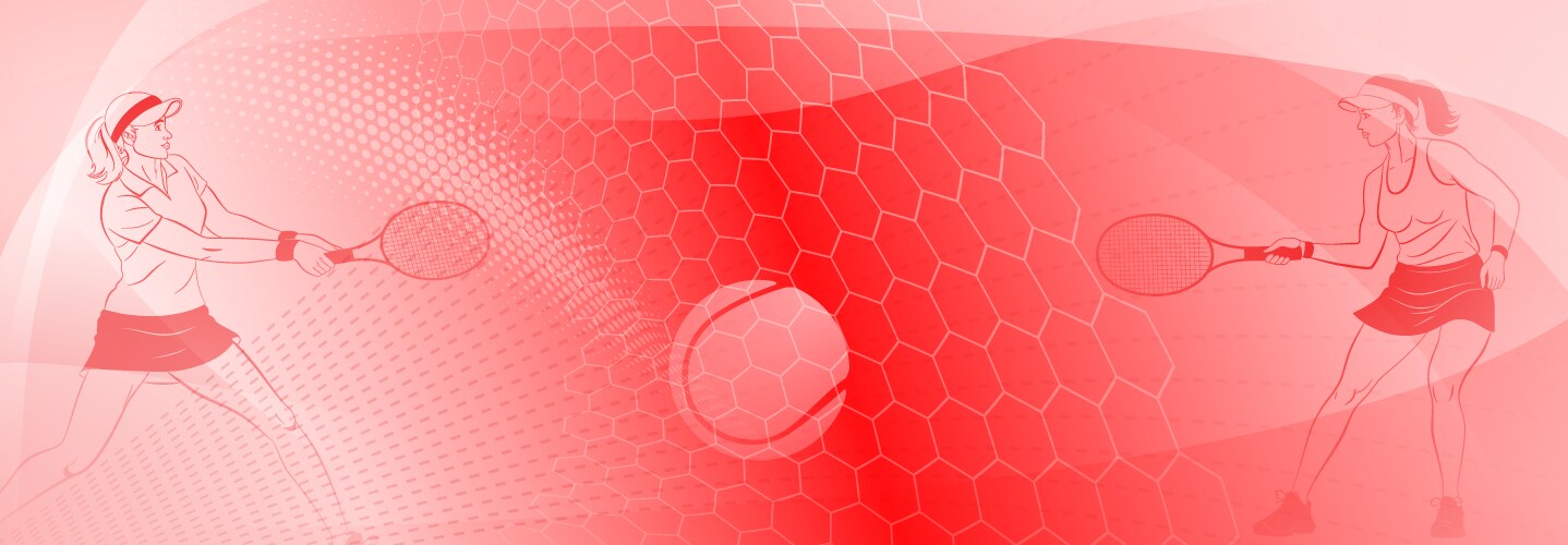 Tennis themed background Royalty Free Vector Image