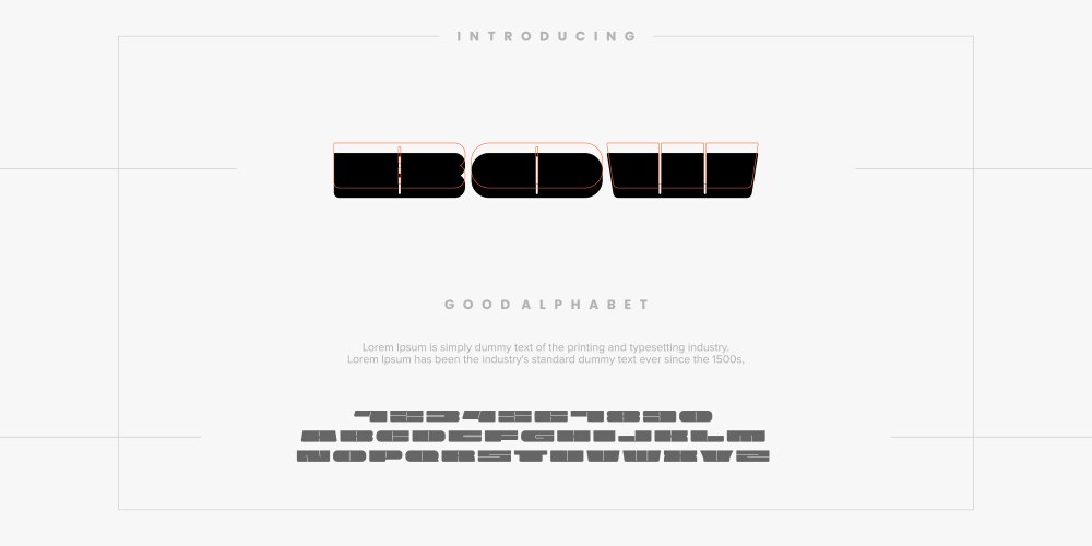 Roads minds abstract minimal modern alphabet fonts
