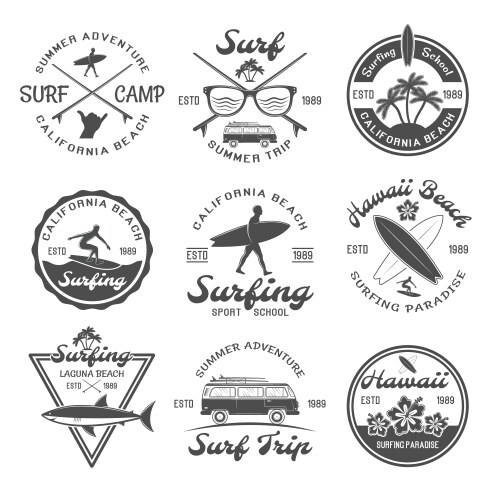 Surfing Vector Images (over 100,000)