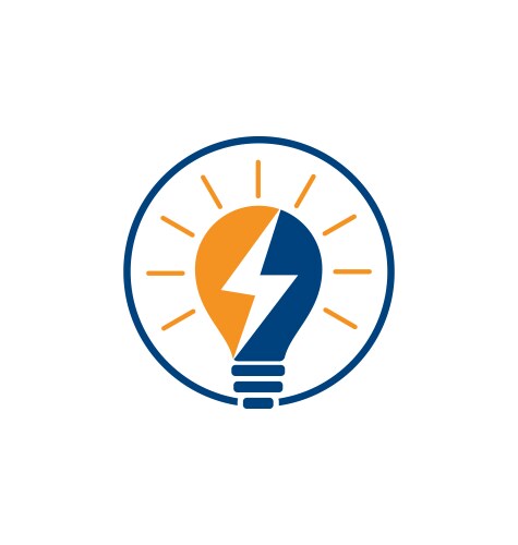 Electricity logo electric and icon design Vector Image