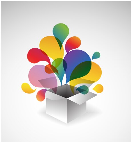 Magic gift box Royalty Free Vector Image - VectorStock