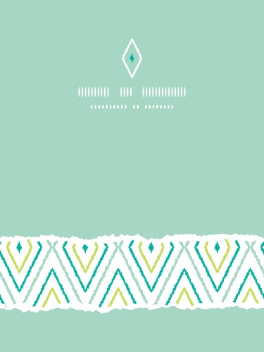 Colorful fabric ikat diamond seamless pattern Vector Image